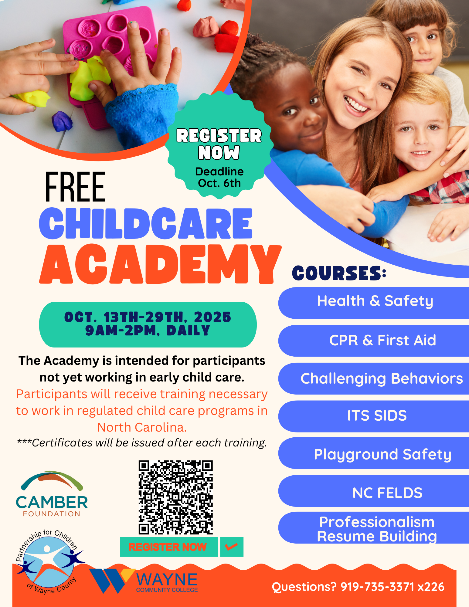 Child Care Academy – Partnership for Children Wayne County